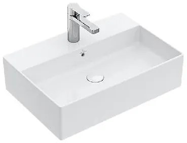 Villeroy & Boch Memento 2.0 - Umyvadlo na desku 50x42 cm, s přepadem, otvor pro baterii, CeramicPlus, alpská bílá 4A0750R1