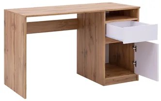 Psací stůl se skříňkou a zásuvkou dub wotan BILL