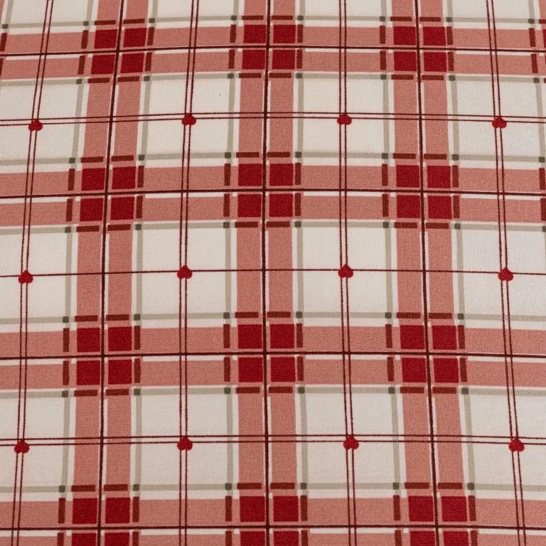 Povlečení z mikrovlákna TARTAN HEART barevné Rozměr povlečení: 2 ks 70 x 90 cm | 200 x 220 cm