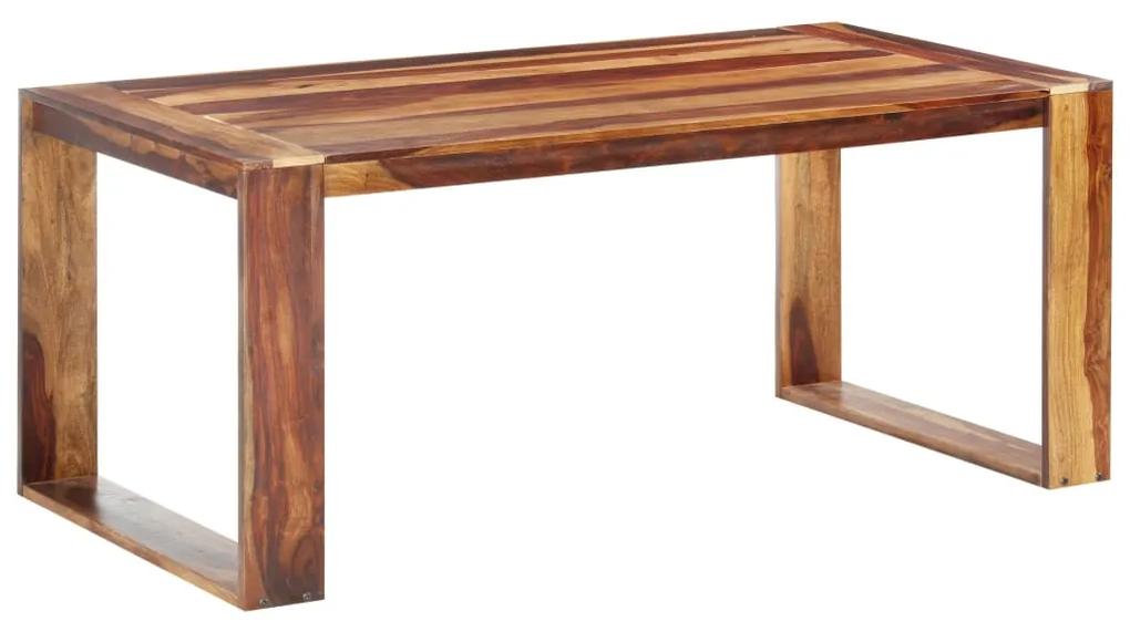 286352 vidaXL Jídelní stůl 180 x 90 x 76 cm masivní sheeshamové dřevo