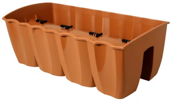 Eoshop Truhlík CROWN na zábradlí plastový 58x28cm