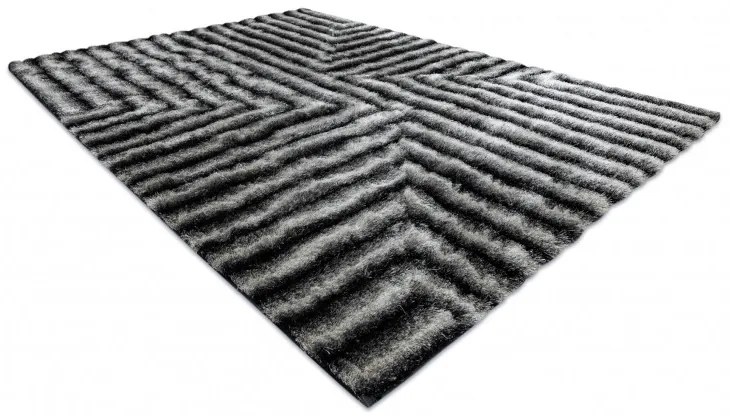 Dywany Łuszczów, Kusový koberec Flim 010-B3 grey, 80x150, šedá, ložnice