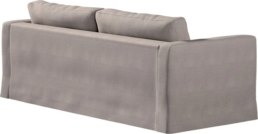 Potah na pohovku IKEA Karlstad 3-místná, nerozkládací, dlouhý barva béžová látka pletený vzor