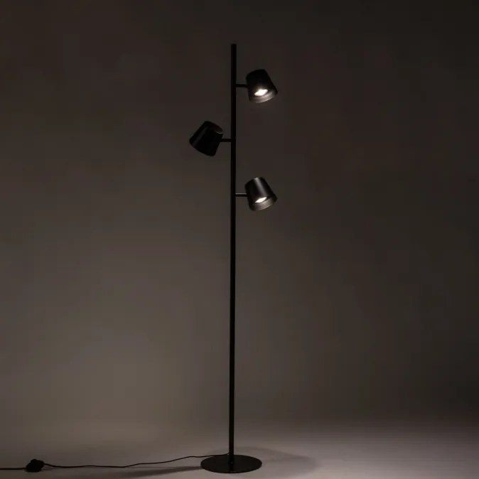 Stojací lampa Snap Fosca Black Trio