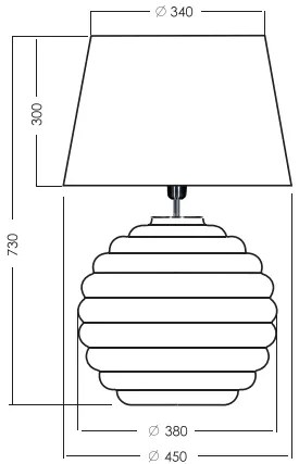 Stolní lampa 4Concepts SAINT TROPEZ black L215222240