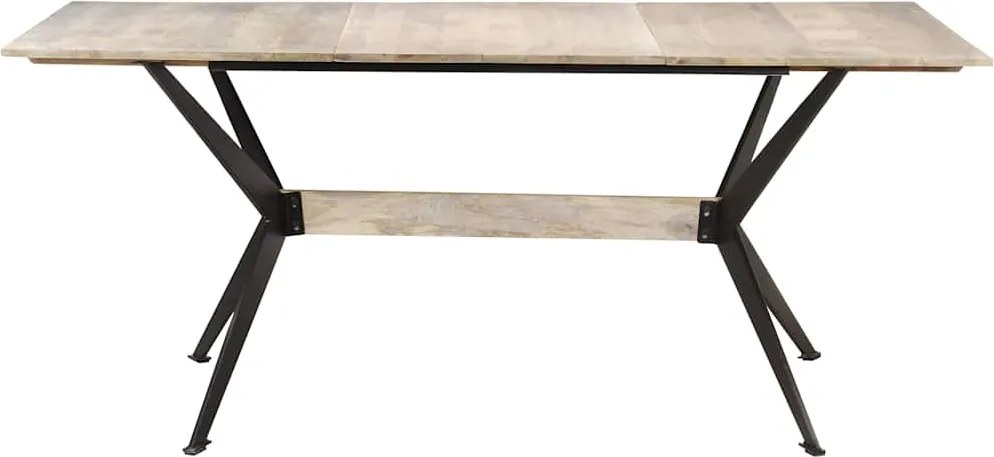 Jídelní stůl 180 x 90 x 76 cm masivní mangovníkové dřevo 321688