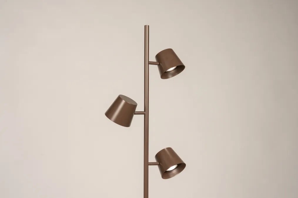 Stojací lampa Snap Fosca Brown Trio
