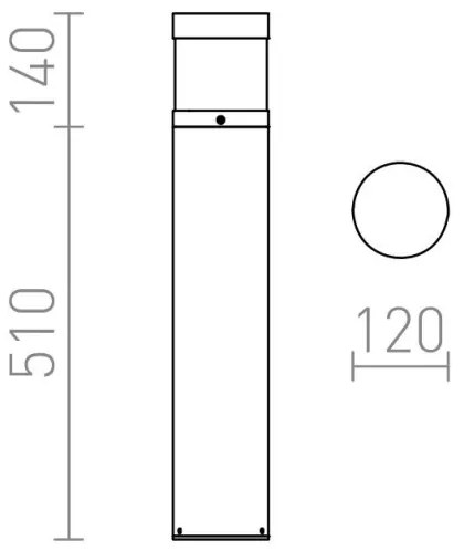 RED - Design Rendl - R12626 - LED Venkovní lampa ABAX LED/15W/230V IP54 antracit