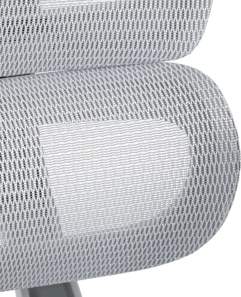 Ergonomická kancelářská židle FORCE - šedá síťovina