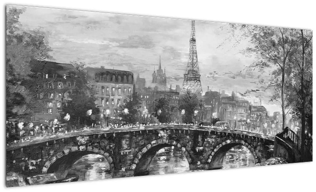 Obraz Paříže na stěnu (100x40cm)