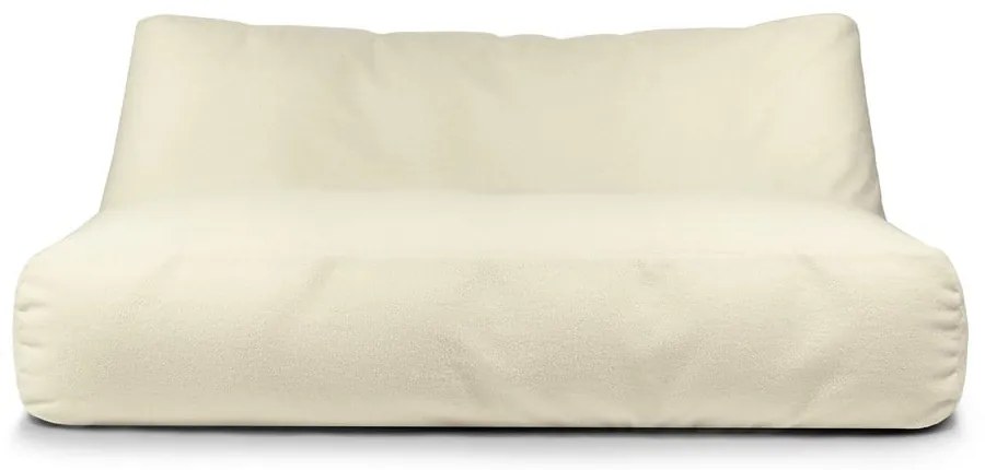 Světle šedý sedací vak z textilie bouclé Sofa Tube 190 – SLOWDOWN