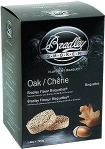 Grilovací brikety bradley smoker - brikety dub 48 kusů