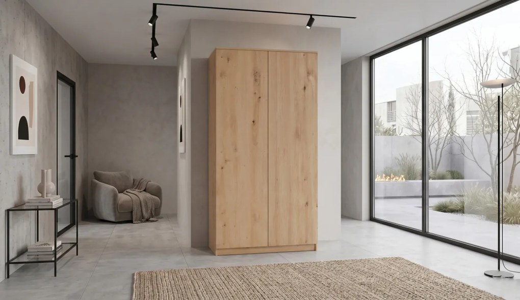 TPS Šatní skříň SD-90 cm - Dub artisan