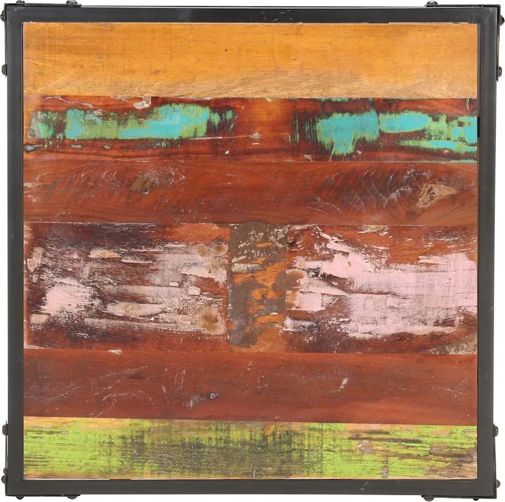 Konferenční stolek 60 x 60 x 35 cm masivní recyklované dřevo 321795