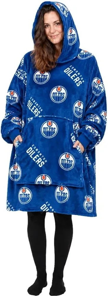 Mikinová televizní deka NHL Edmonton Oilers - vel. M
