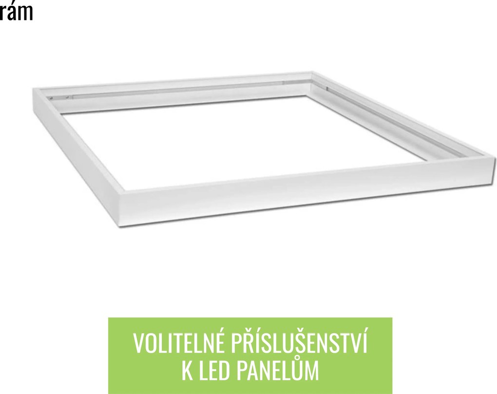 LED Solution Bílý podhledový LED panel 60 x 120cm 45W UGR 5CCT SRPL60X120-45WH-BL-5CW