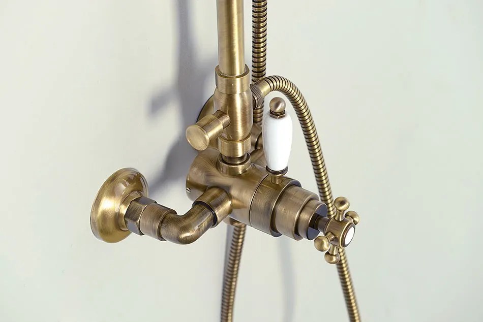 Sapho Sapho, ANTEA sprchový sloup s termostatickou baterií, bronz, SET046