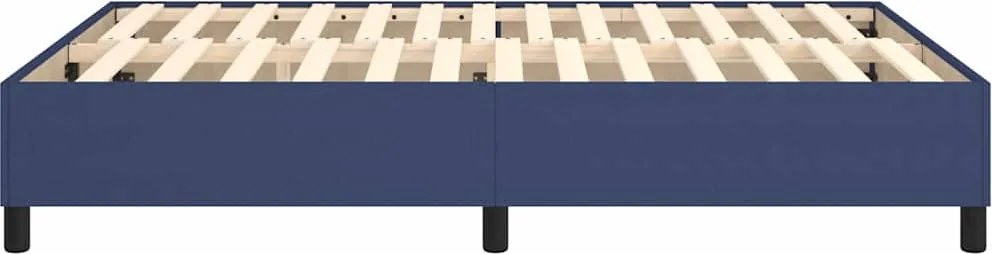 Rám postele s boxspringem modrý 140 x 200 cm textil 3120868