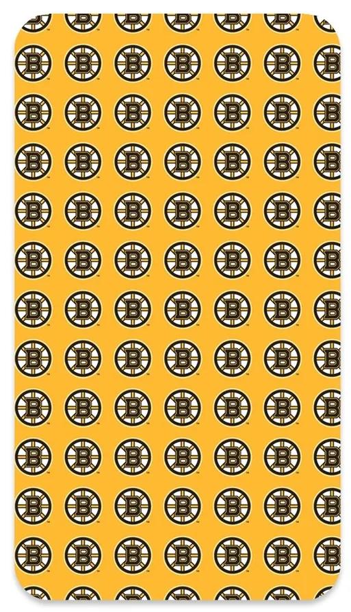 BedTex Bavlněné prostěradlo NHL Boston Bruins, 90 x 200 cm | BIANO