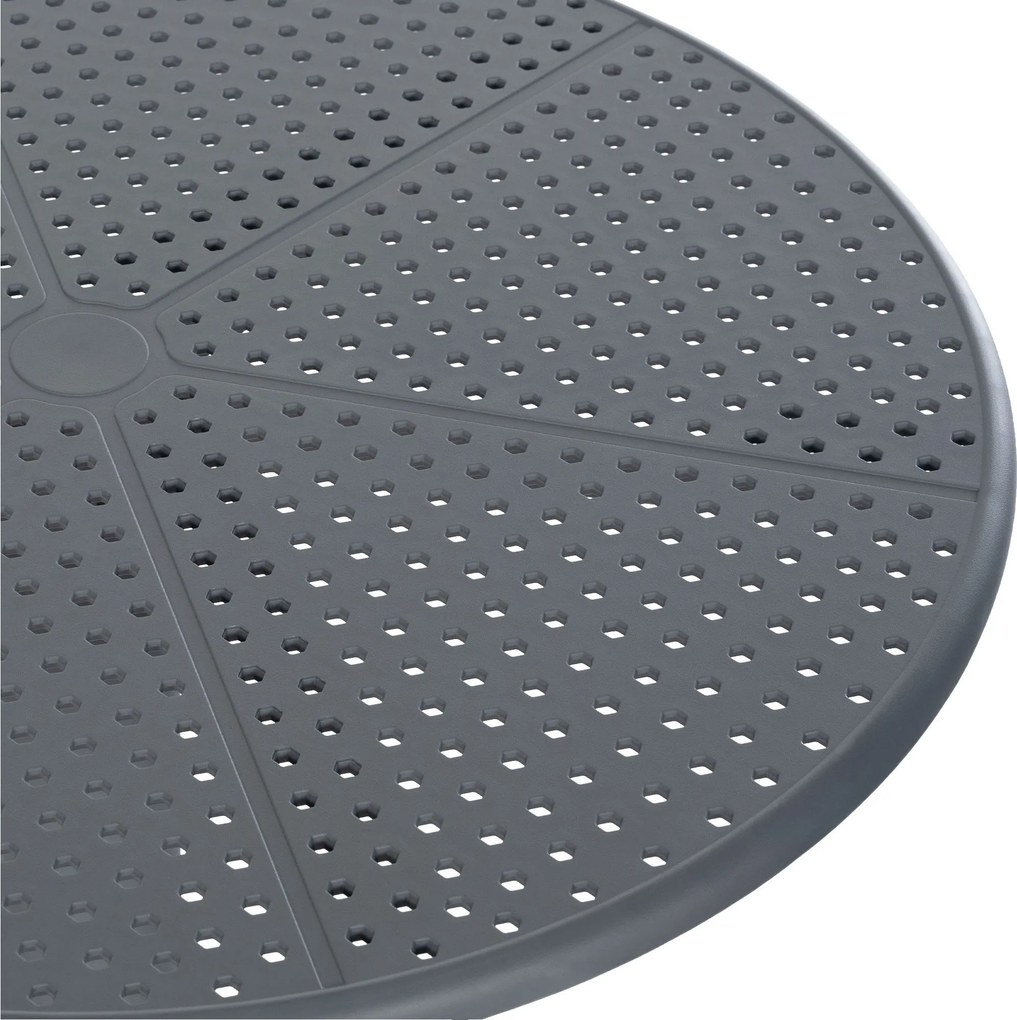 Kulatý stůl Lacota 60 cm - antracitová