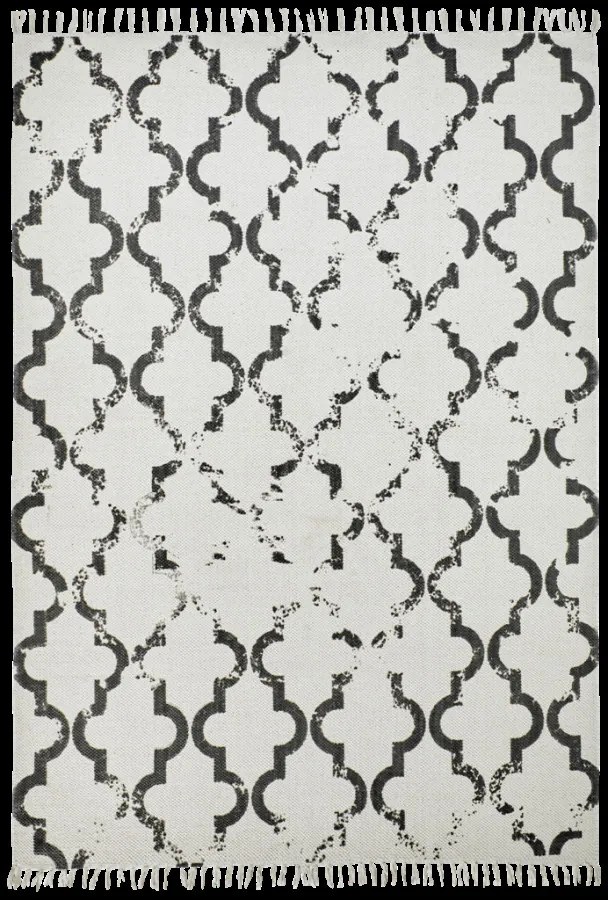 Hans Home | Ručně tkaný kusový koberec Stockholm 341 ANTHRACITE, šedá - 60x110