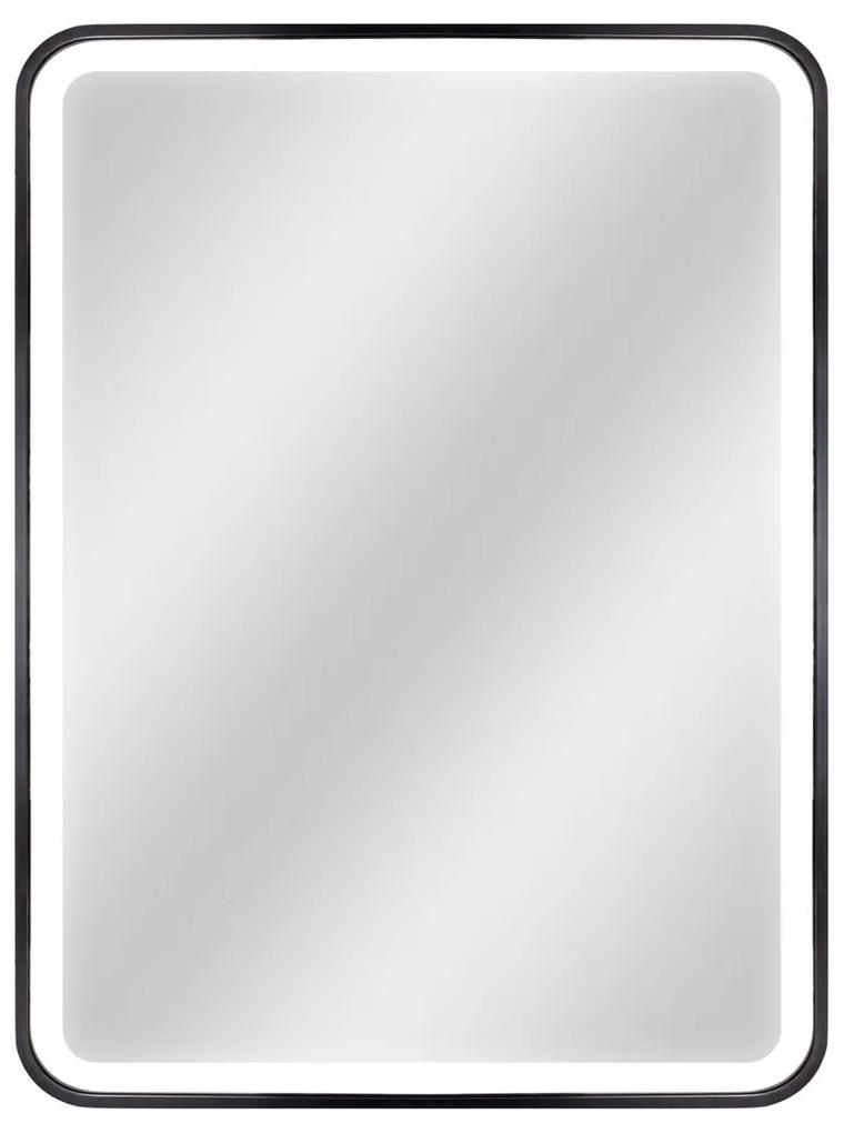 Zrcadlo s LED osvětlením Verso, 80 × 60 cm