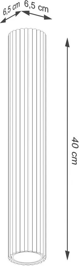 Taupe kovové bodové svítidlo Gleam – Sollux