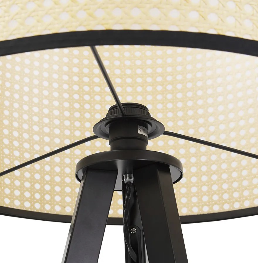 Kokoon Design Stojací lampa Triptik Barva: Přírodní/čená FL00540NABL