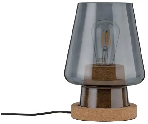 Paulmann 79736 - 1xE27/20W Stolní lampa IBEN 230V kouřová