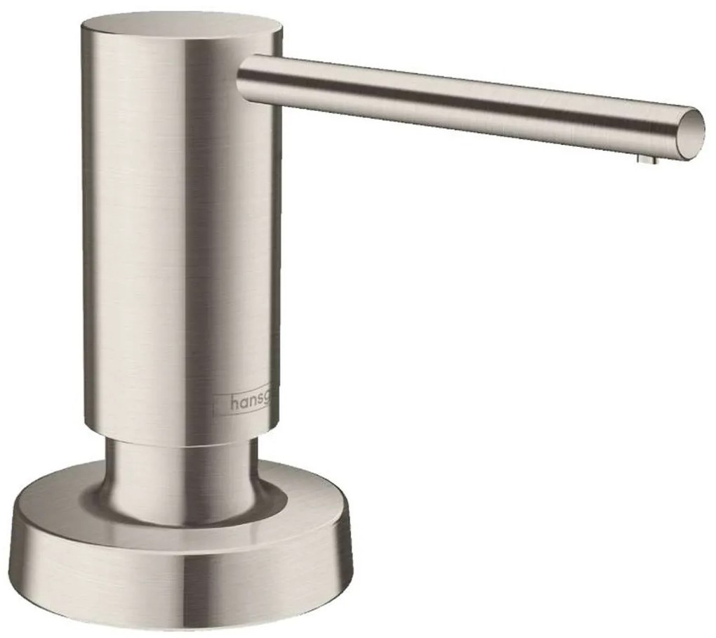 Hansgrohe - Dávkovač mycích prostředků A51, 500 ml, nerezová ocel 40448800