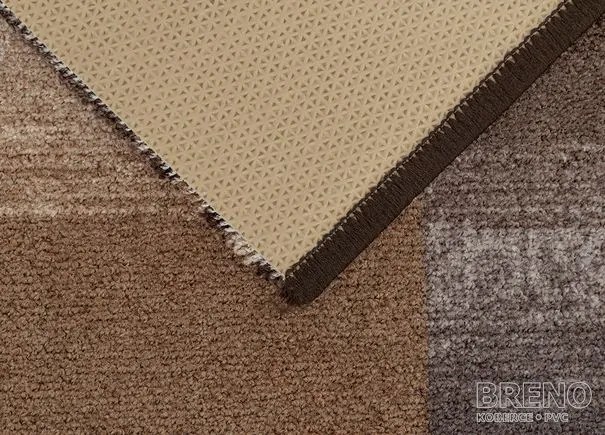 Breno Běhoun IKAT 49, šíře 100 cm, Vícebarevné/Hnědá