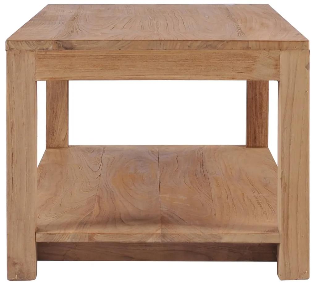 Konferenční stolek - masivní teakové dřevo | 100x50x40 cm