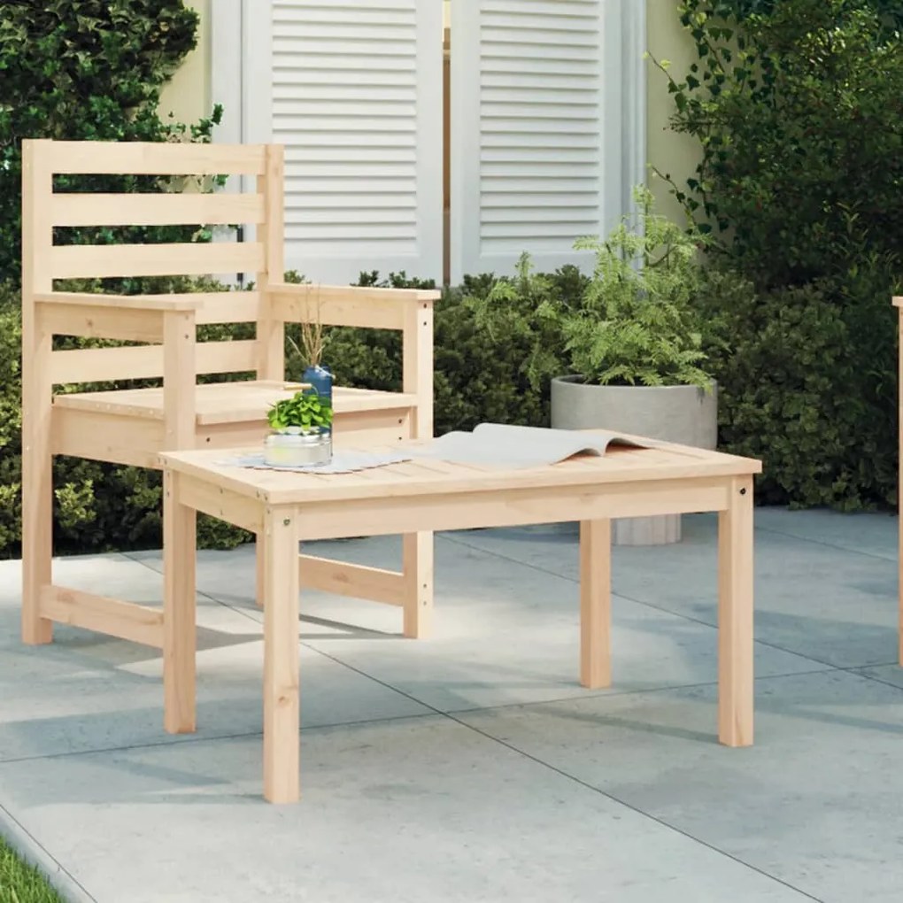 Zahradní stůl 82,5 x 50,5 x 45 cm masivní borové dřevo - Default Title