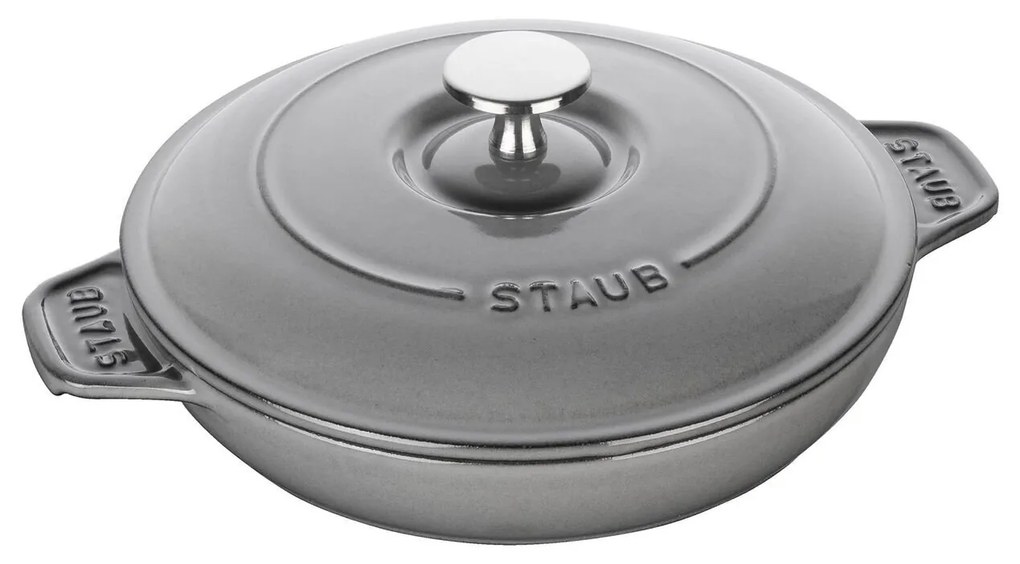 Staub pekáč s poklicí kulatý 20 cm/0,75 l šedý, 40509-578