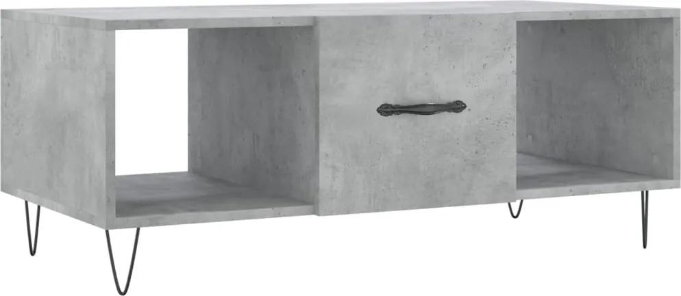 vidaXL Konferenční stolek 102 x 50 x 40 cm kompozitní dřevo [829296] Barva: bílá s vysokým leskem