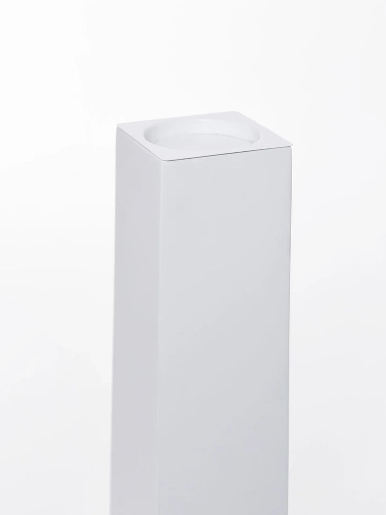 Váza OBELISK, sklolaminát, výška 120 cm, bílá, outlet