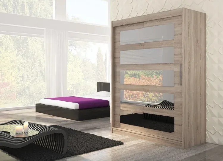 Skříň posuvná se zrcadlem MURANI 150