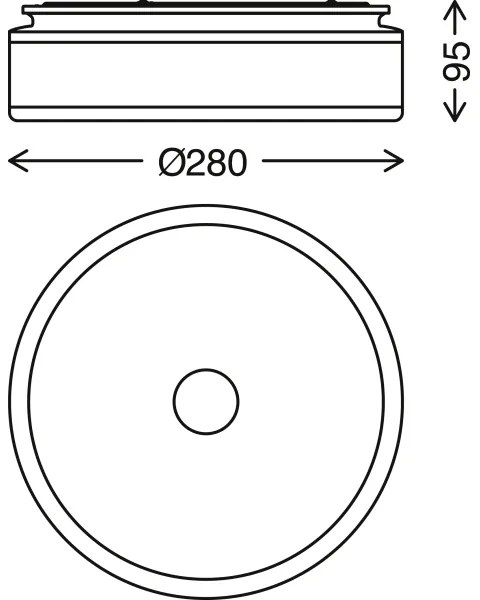 Briloner - LED Stropní svítidlo BLOCK LED/12W/230V