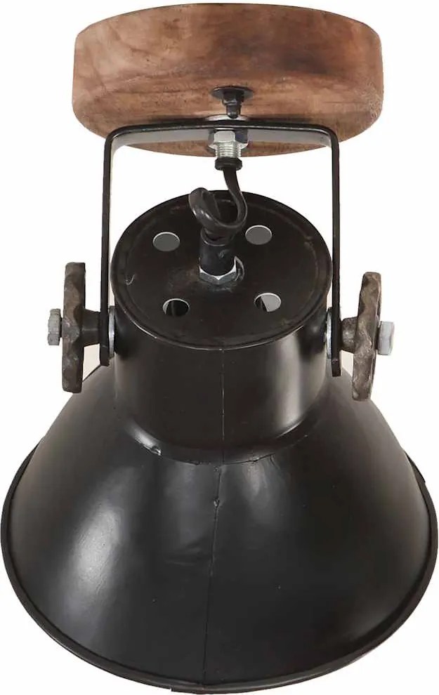 Industriální nástěnné/stropní lampy 2 ks černé 20 x 25 cm E27 320514