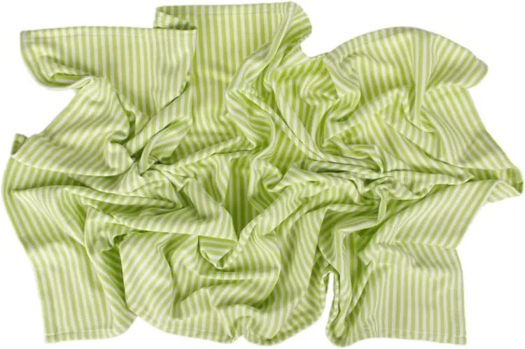 Kaarsgaren Letní deka 70x100cm zelené proužky