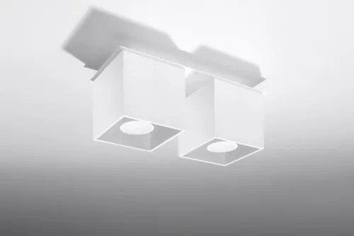 Stropní svítidlo SOLLUX Quad 2 GU10 2x40W bez zdroje SL.0065 bílá