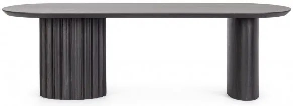 BIZZOTTO konferenční stůl ORISSA černý 130x65 cm 0747223