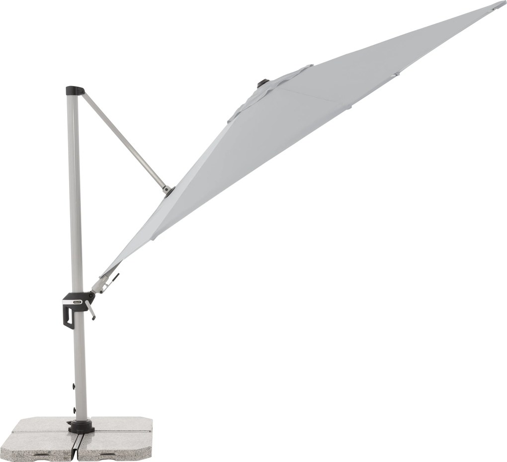 Doppler ACTIVE 370 cm - výkyvný zahradní slunečník s boční tyčí - Rozbalené zboží (S324)