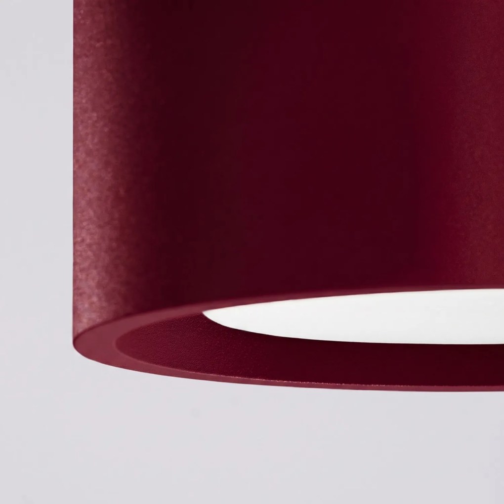 Sollux Lighting Stropní svítidlo MODO 1 bordó GX53