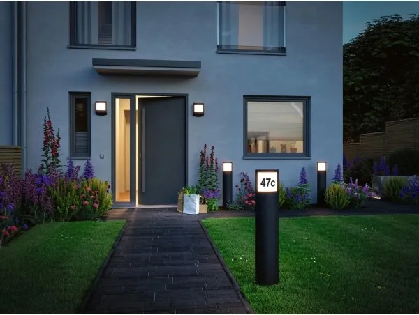 Paulmann 94514 - LED/8,5W IP44 Stmívatelné domovní číslo PADEA 230V