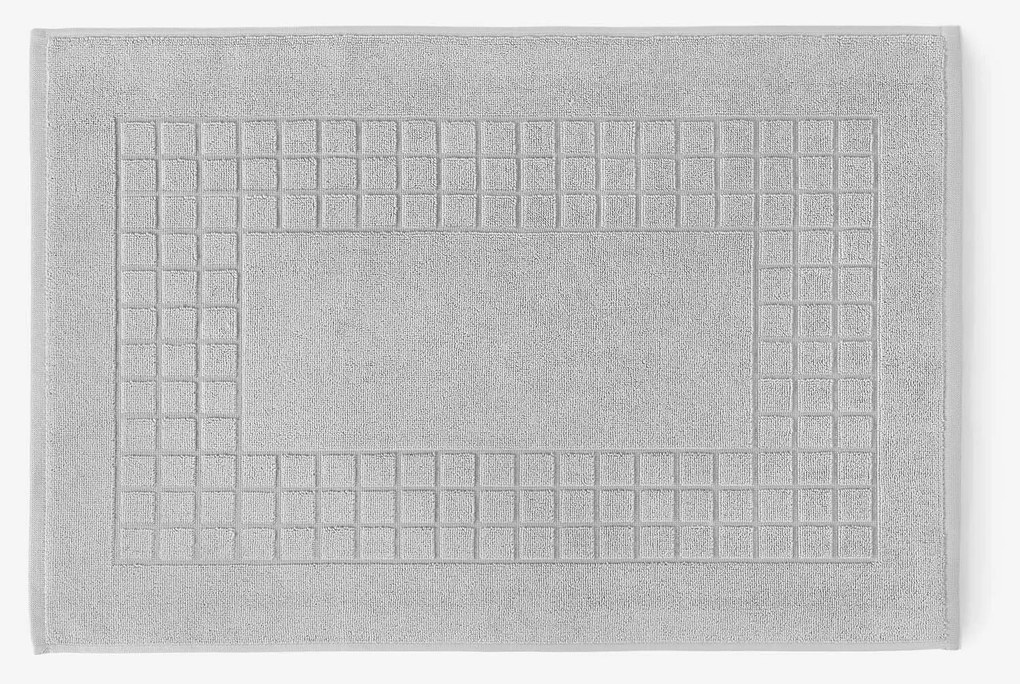 Goldea koupelnová froté předložka mozaika - šedá 50 x 70 cm