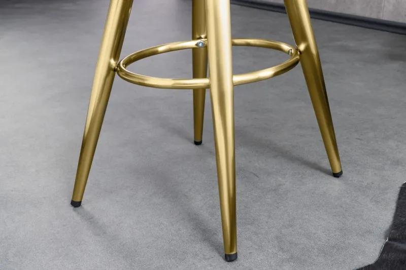 Barová židle Industrial 80cm zlatá/ 43654