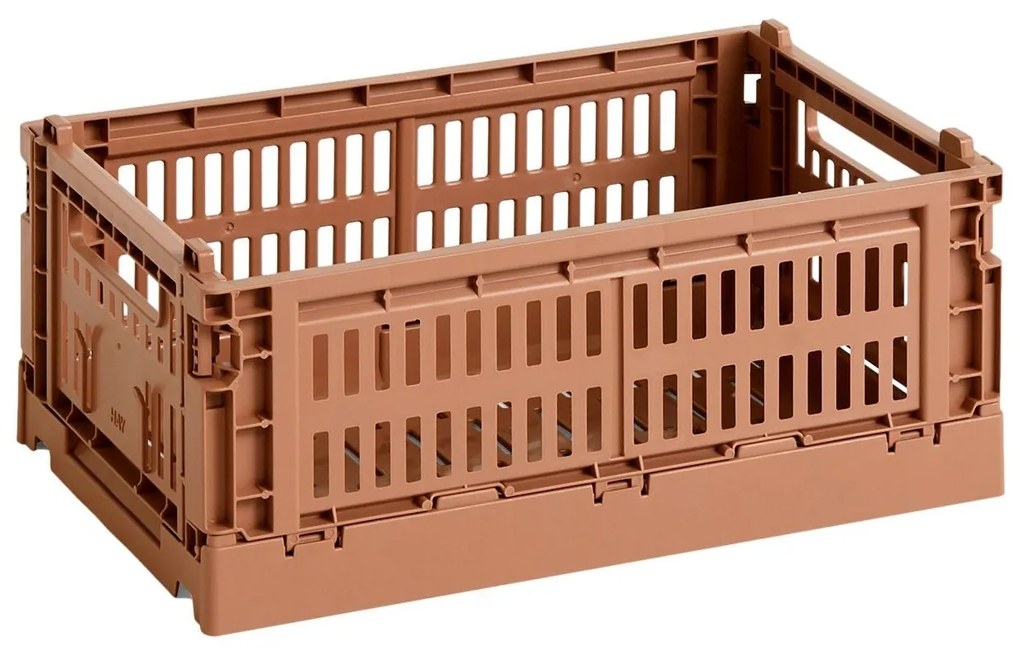 HAY Úložný box Colour Crate S, Terracotta