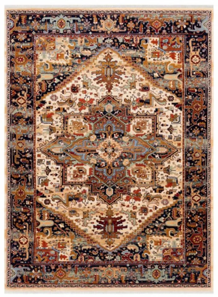 Vlněný kusový koberec Keshan béžový 300x380cm