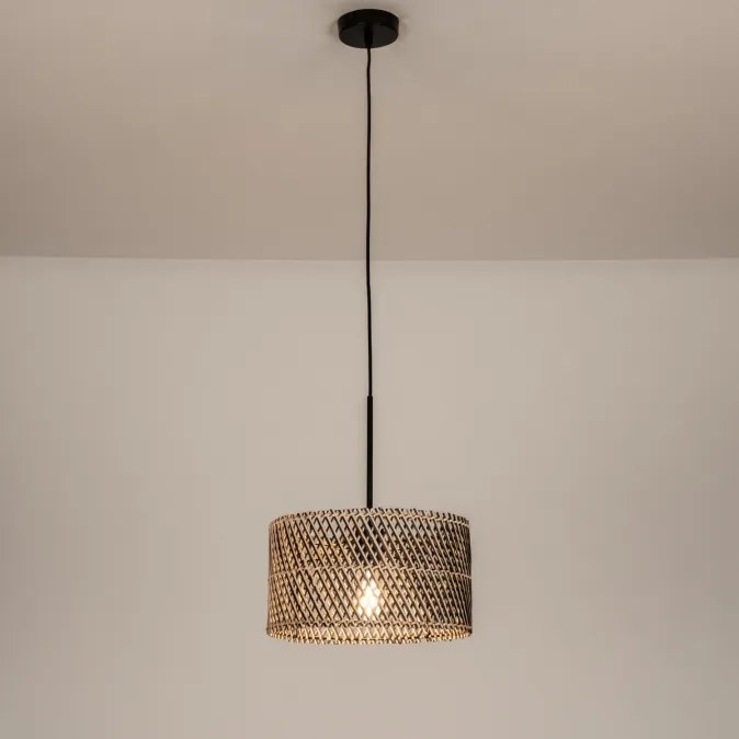 Závěsné svítidlo Banurai Black and Dark Taupe 30